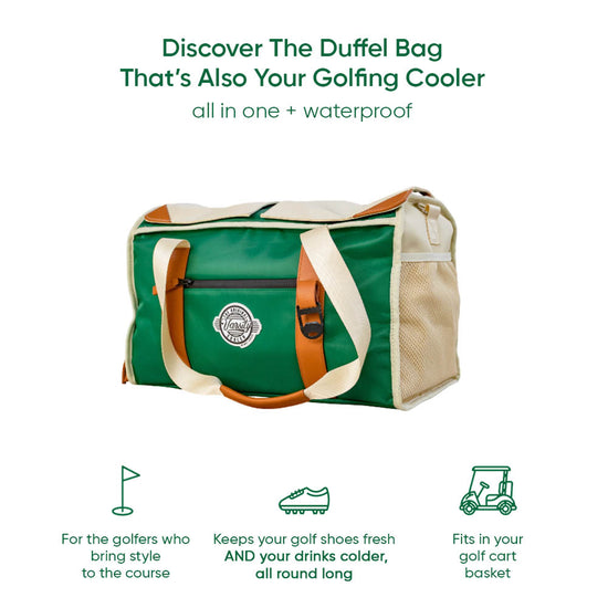 CourseCruiser – Premium Golf Cooler Duffel (Holds 32 Cans) – The ...