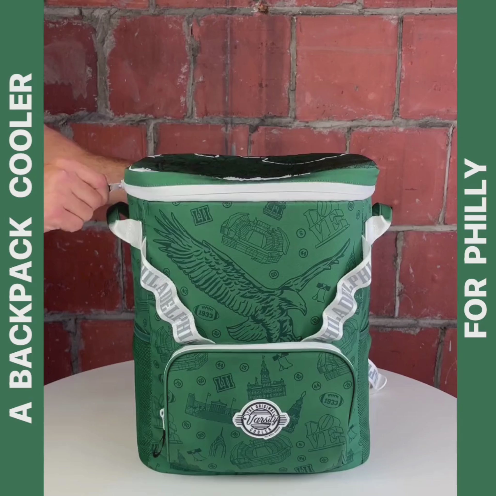 Philly’s ultimate game-day backpack cooler – The Varsity Cooler