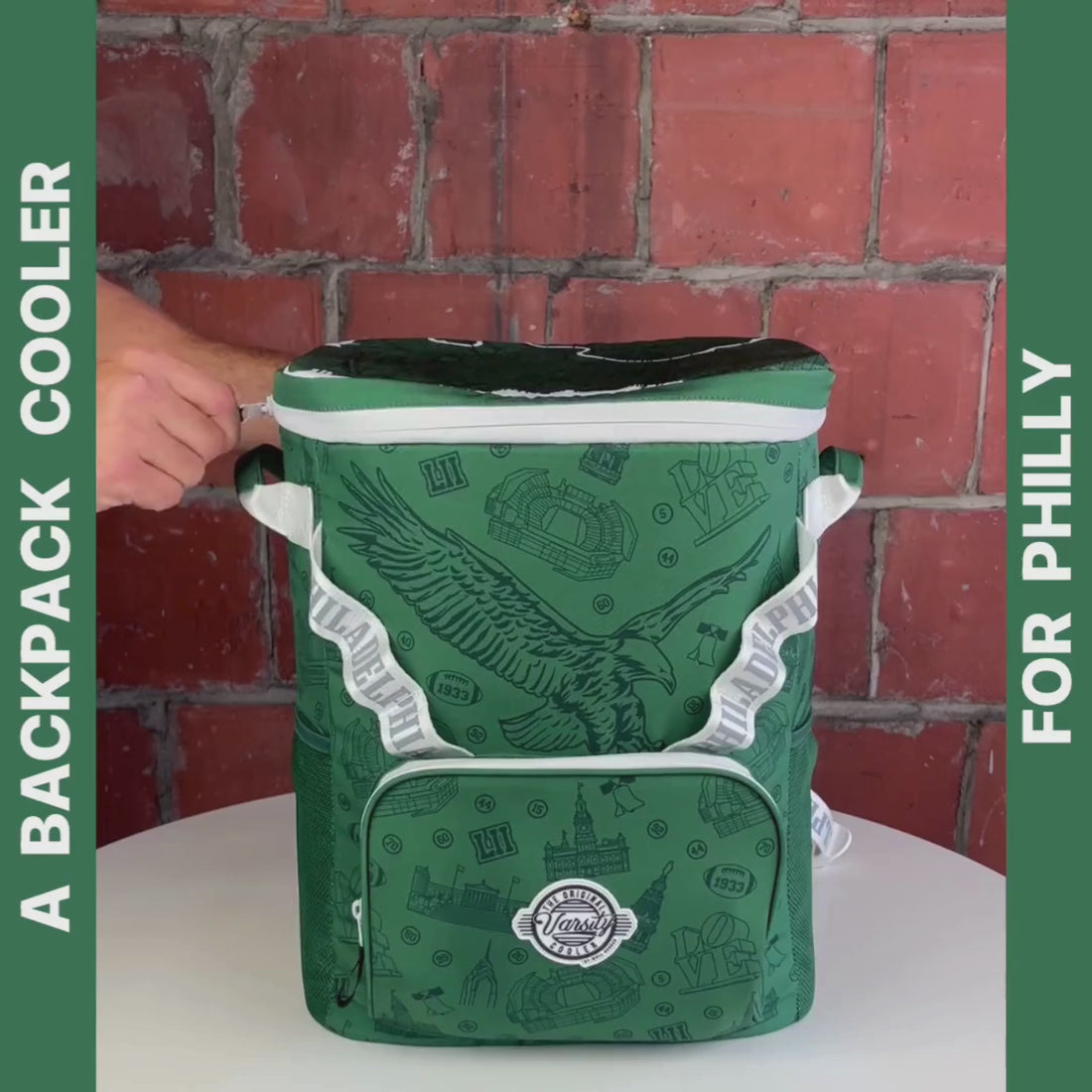 Philly’s ultimate game-day backpack cooler – The Varsity Cooler